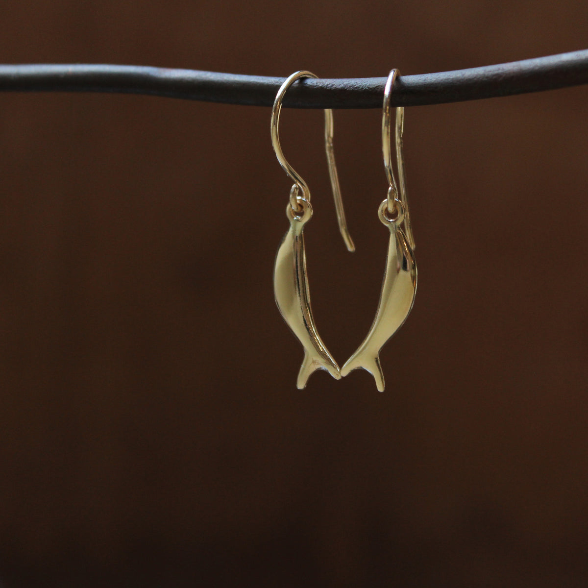 Fish hooks - baby version, gold – Fay Page