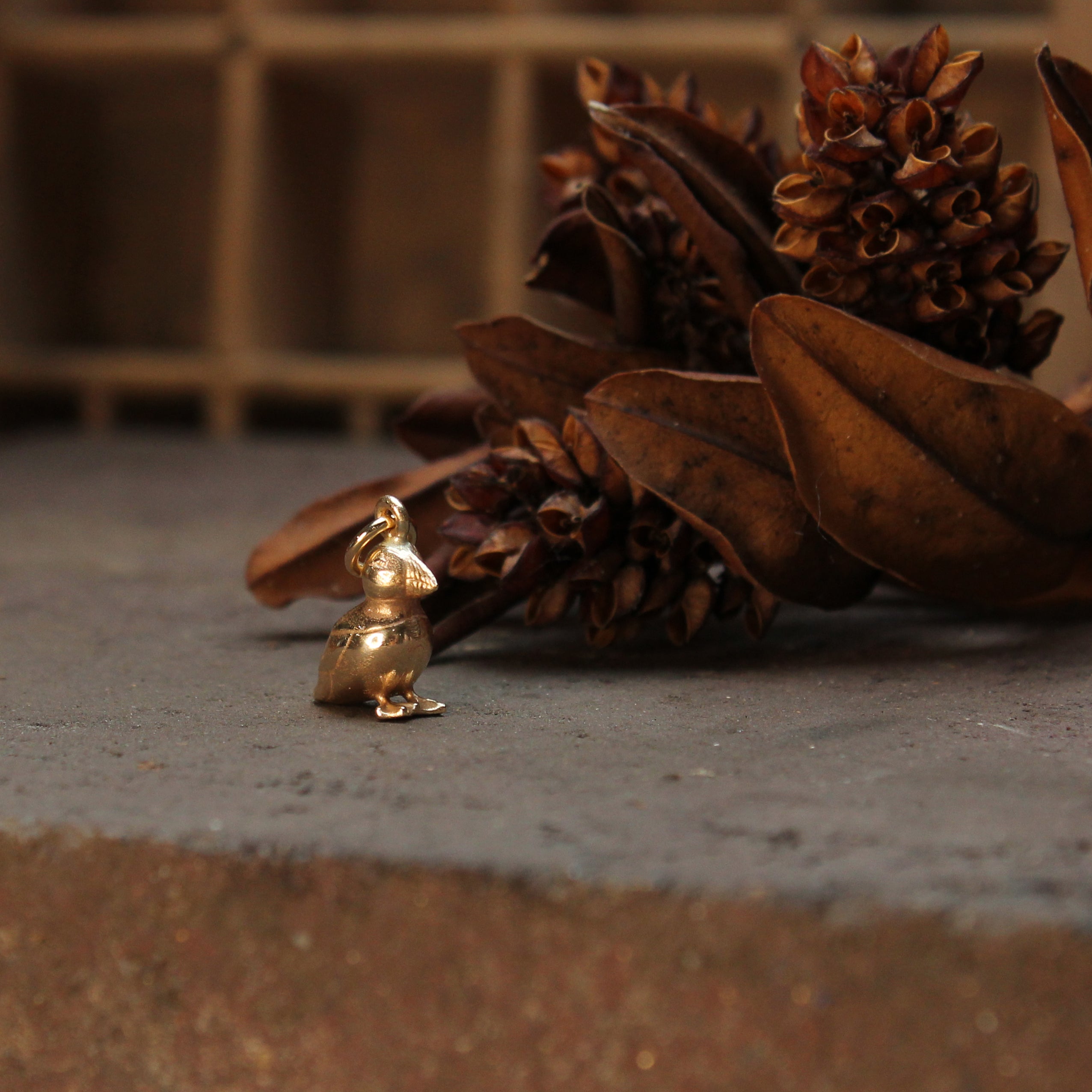 Puffling (a smaller puffin!) - gold